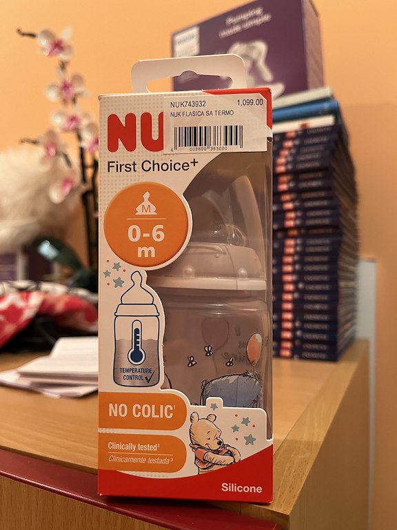 Nuk flašica i cucla 0-6m