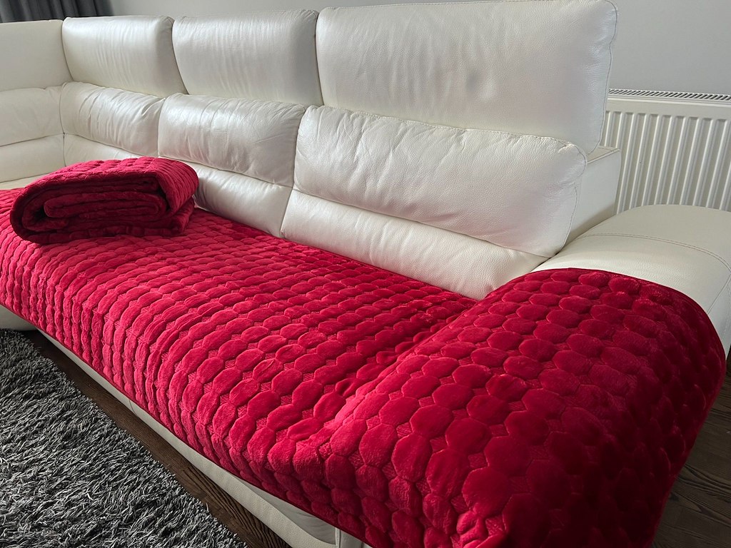 Set prekrivač trodelni Bordo
