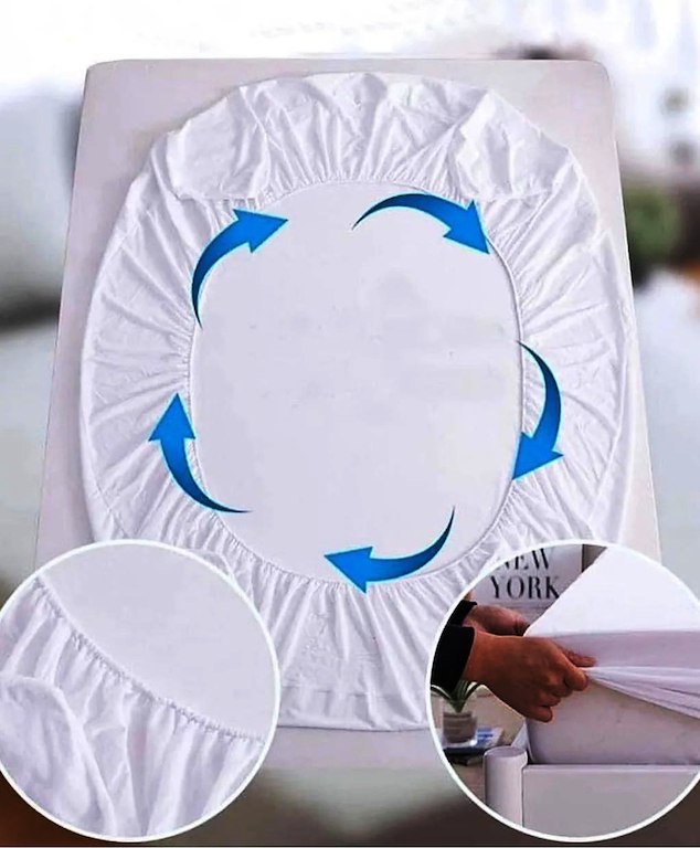 Nepromočivi čaršav 200×200+28cm