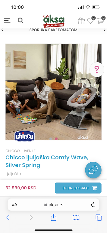 Chicco ljuljaška
