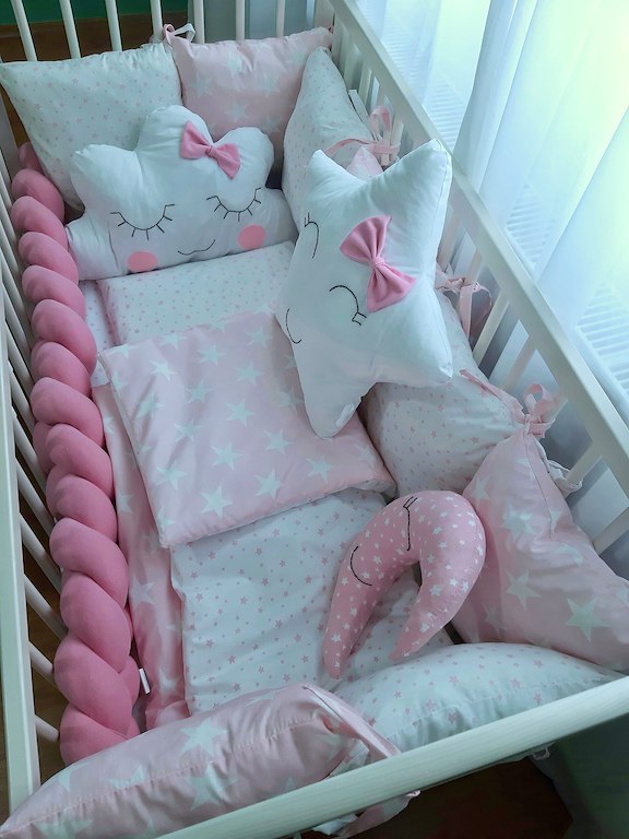 Jastučići komplet roze Tiny Co