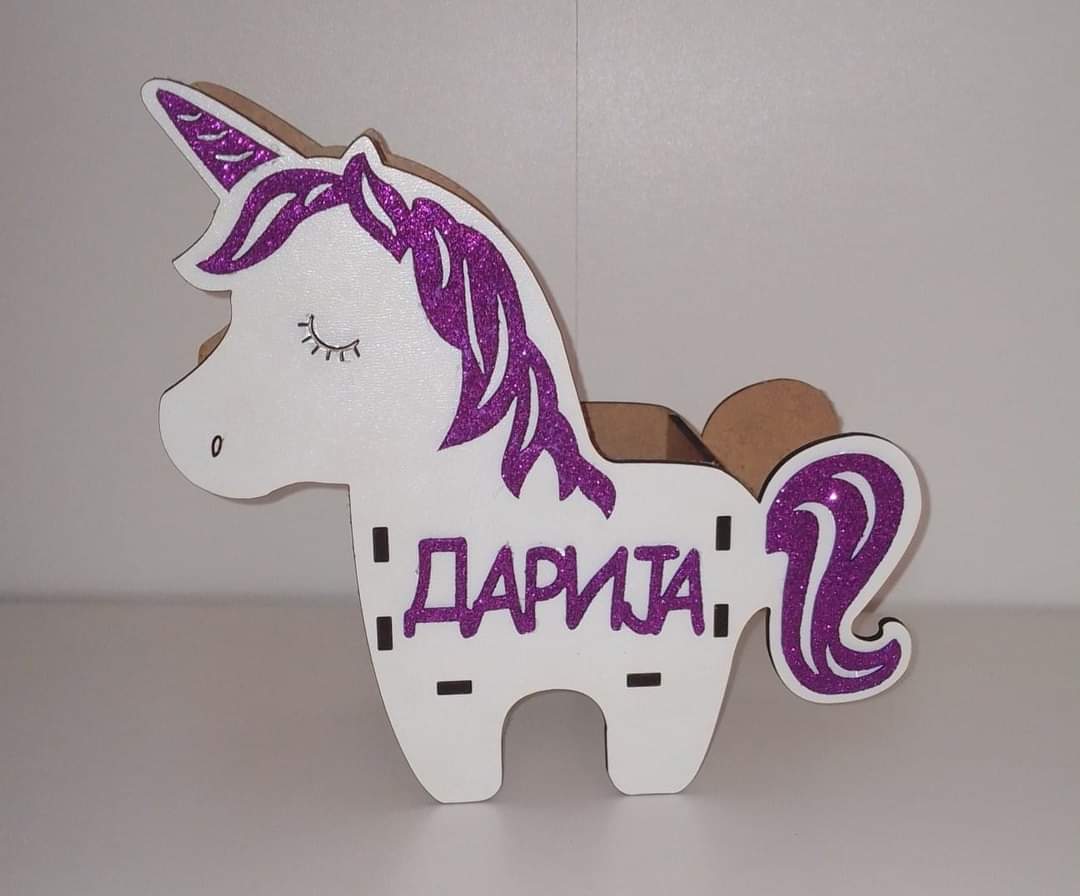 Jednorog dekorativna korpica