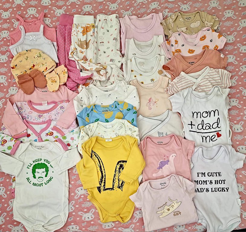 Paket za bebu devojčicu 0-3 meseca