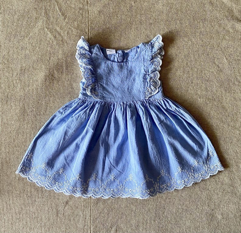 Plava svečana haljina vel. 80