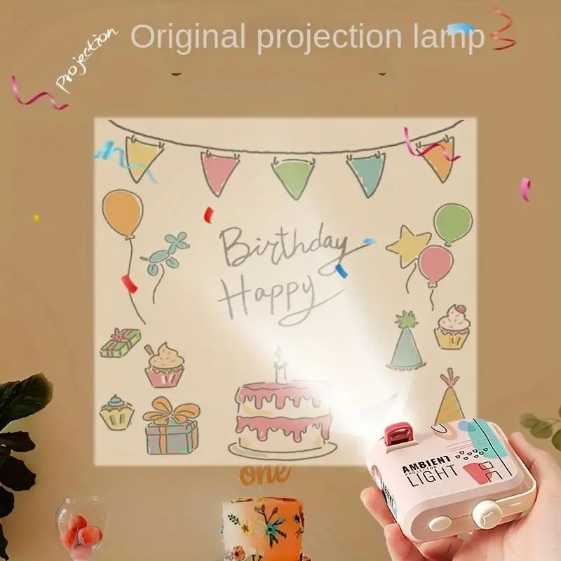 Projektor Happy Birthday NOVO