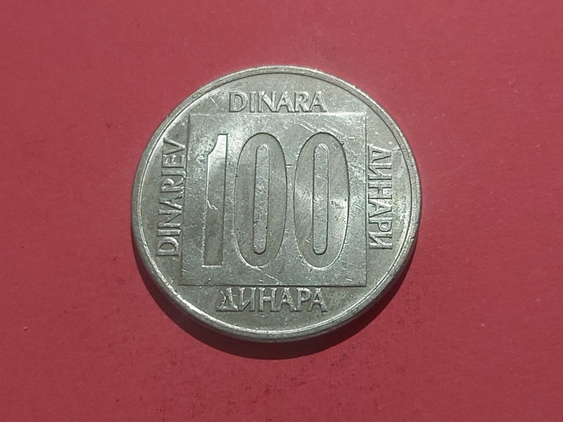 SFRJ - 100 dinara 1989 god