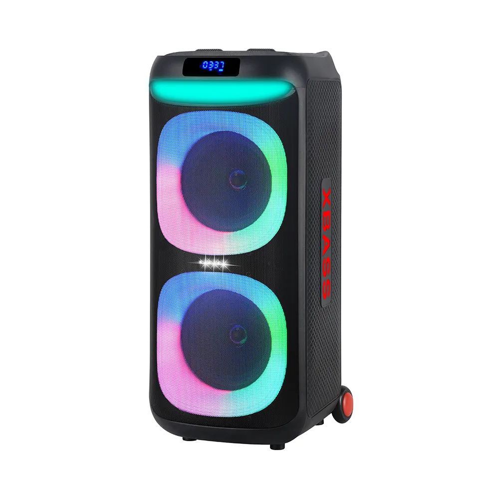 Zvucnik bluetooth NDR-1908 40W 2*8 inca sa dva mikrofona crni