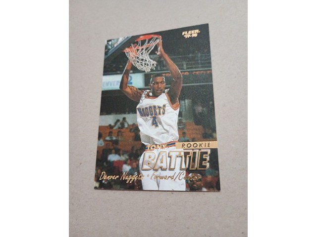 Kartica nba fleer 1997/98 tony battie br.235