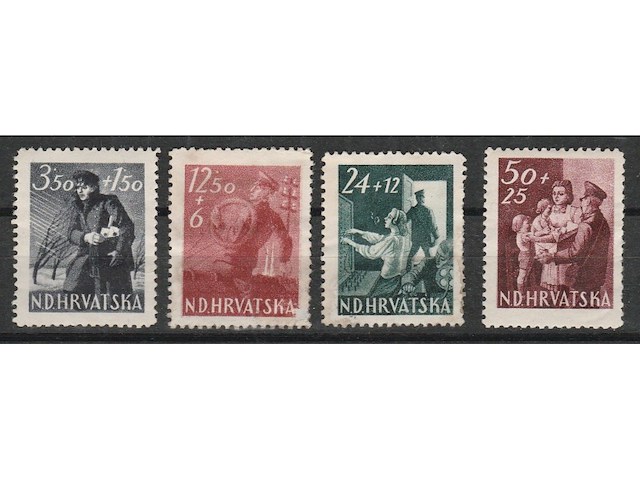 NDH - 1945 - Poštanski službenici