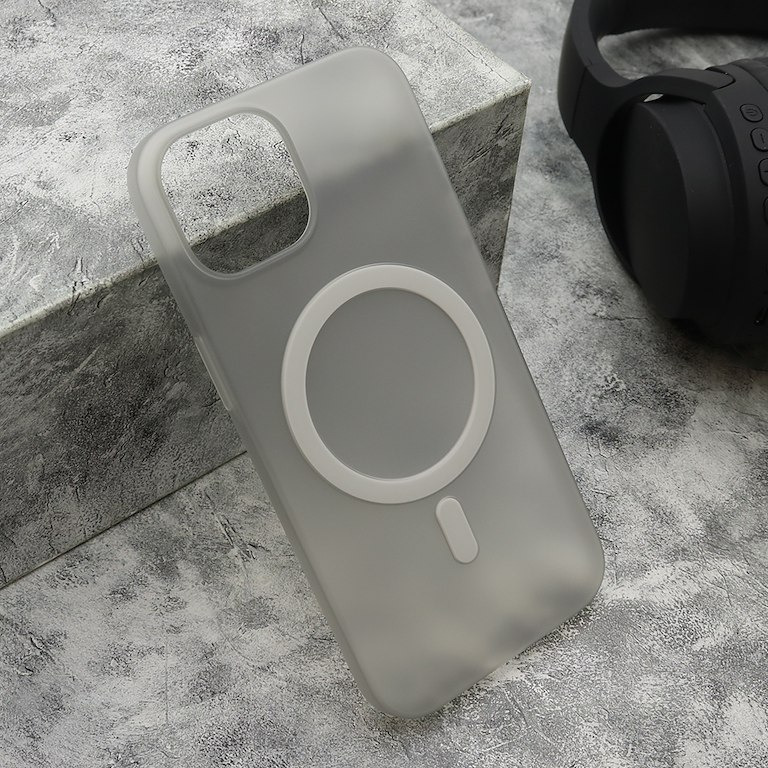 Futrola CLOUD MagSafe za iPhone 15 siva (MS)