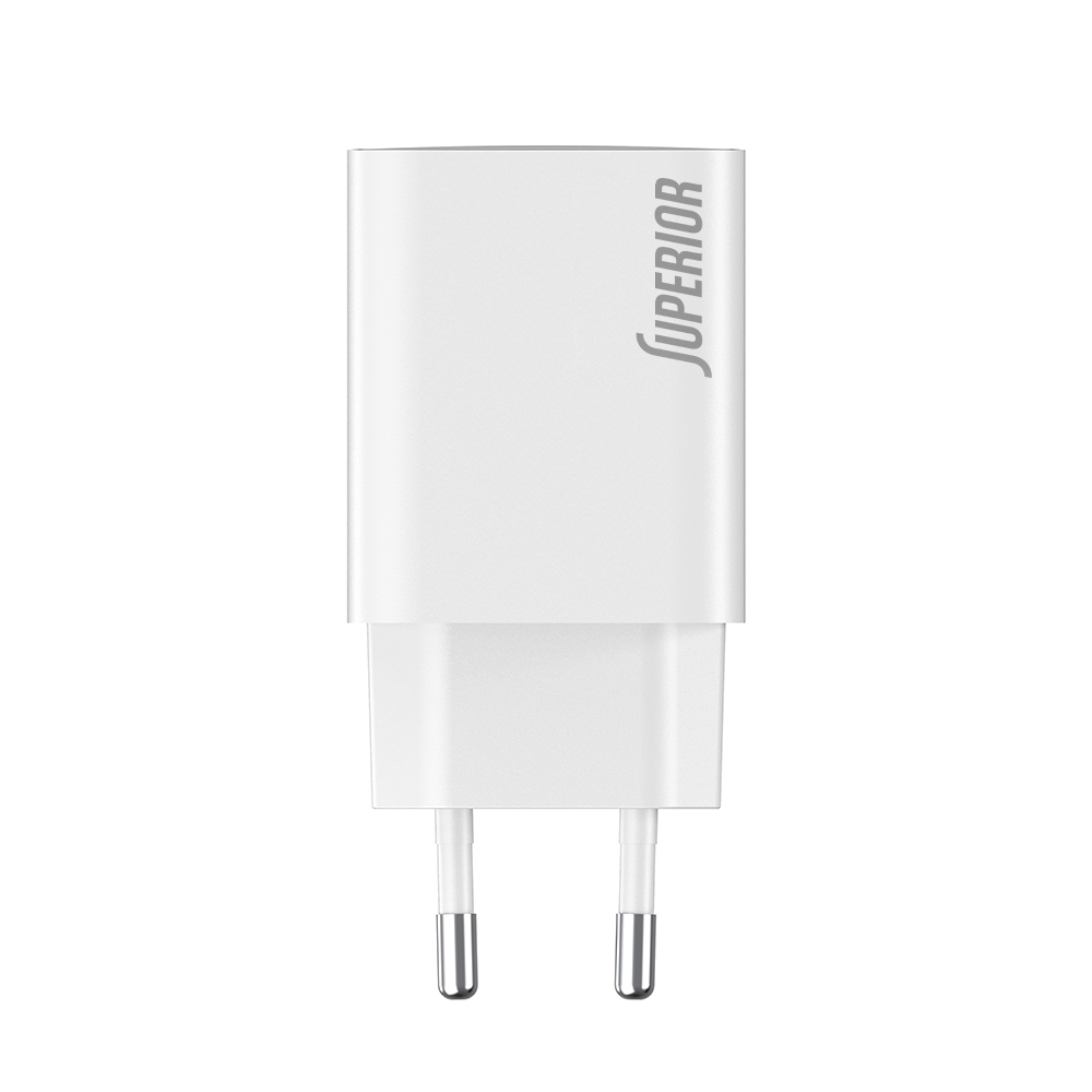Kuciste punjaca Superior SU-P103 Super Fast PD 25W 3A Type C belo (CERT) (MS)