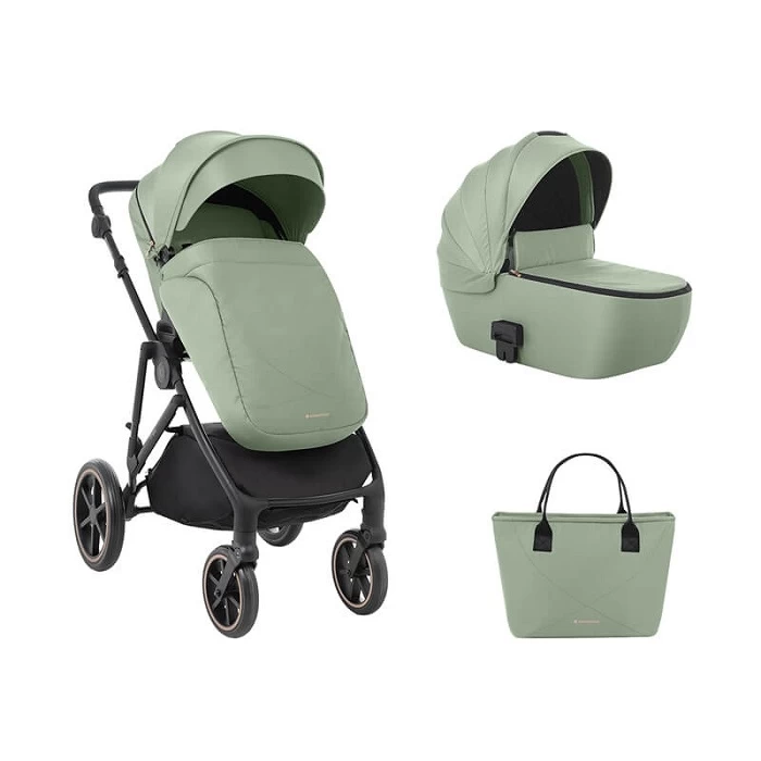 Kolica THEA 2u1 army green KKB20136 – kolica za bebe sa tvrdom korpom
