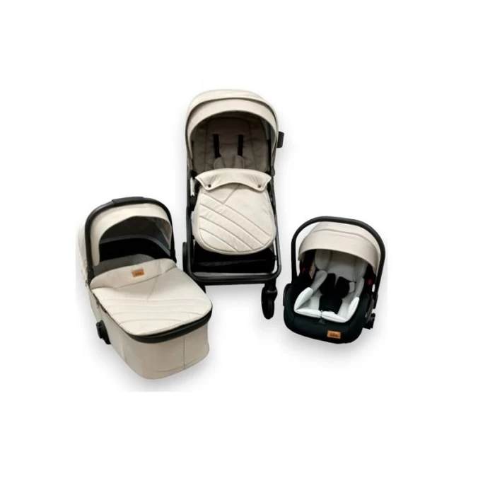 Kolica za bebe 3u1 Mamamia A5BEIGE BBO – praktična, laka i funkcionalna kolica za bebe 3u1