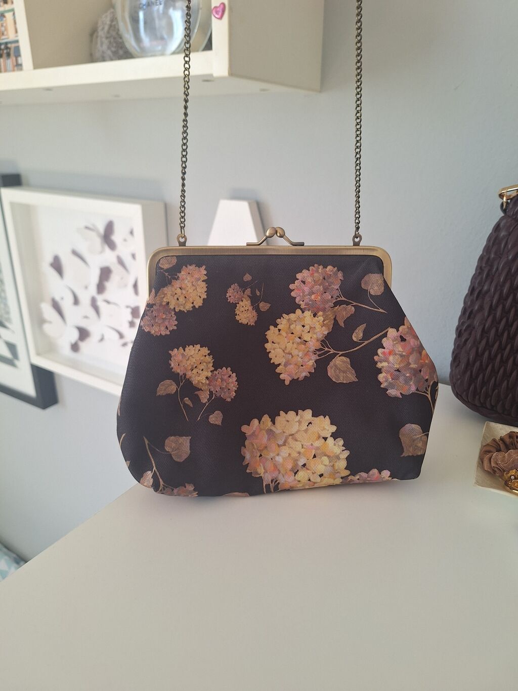Elegantna torbica, Materijal: Platno
