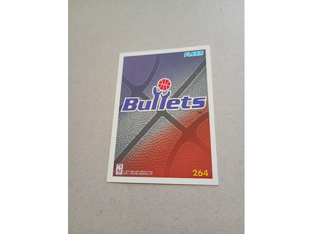 Kartica nba fleer 1995 bullets br.264