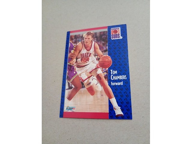 Kartica nba fleer 1991/92 tom chambers br.158