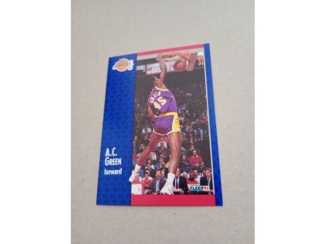 Kartica nba fleer 1991/92 A.C.Green br.99
