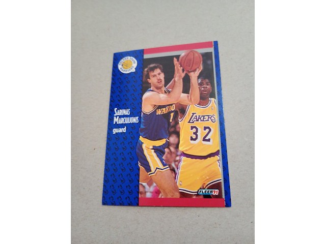 Kartica nba fleer 1991/92 sarunas marciulionis br.68