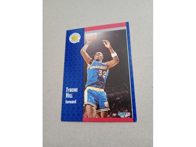 Kartica nba fleer 1991/92 tyrone hill br.67