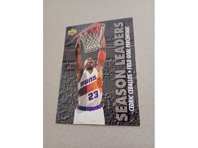 Kartica nba upper deck 1993/94 cedric ceballos 172
