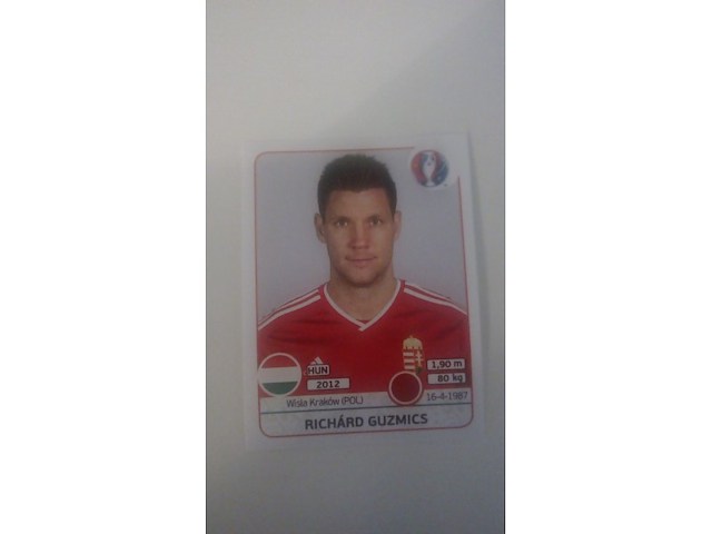 Panini EURO 2016 sličica broj 665
