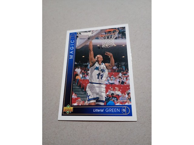 Kartica nba upper deck 1993/94 litterial green br.39