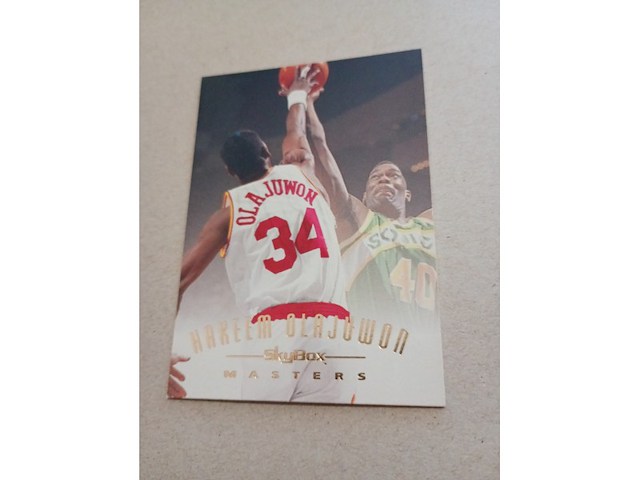 Kartica nba skybox masters 1995/96 hakeem olajuwon