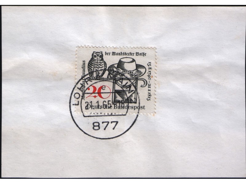 kt658sz 21.jan1965 DeutscheBR Mi462(-o-)iseč