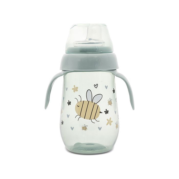 Lorelli Bebi šolja Non-Spill Wide Neck My Friend Iceberg Green 260ml 10200090006