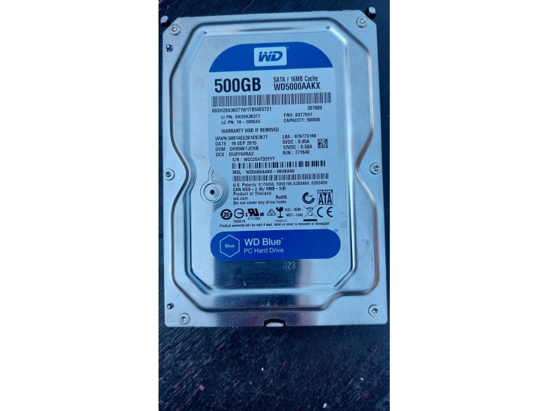 Hard disk WD 500GB SATA II