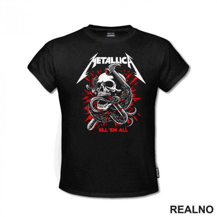METALLICA - KILL EM ALL - MUZIKA - MAJICA
