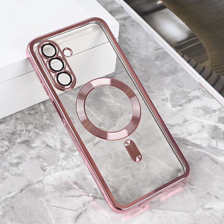 Maska Magsafe Lux za Samsung A266B Galaxy A26 5G roze