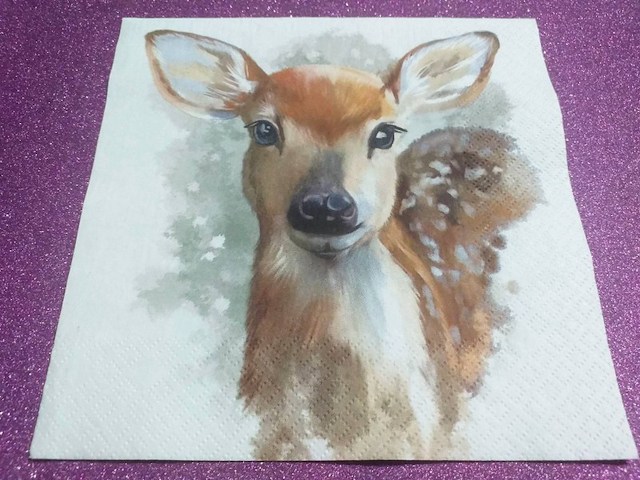 Salveta sa dve slike 33 x 33