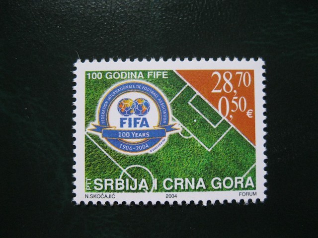 SCG 2004., 100 god osnivanja FIFA, Š-3987