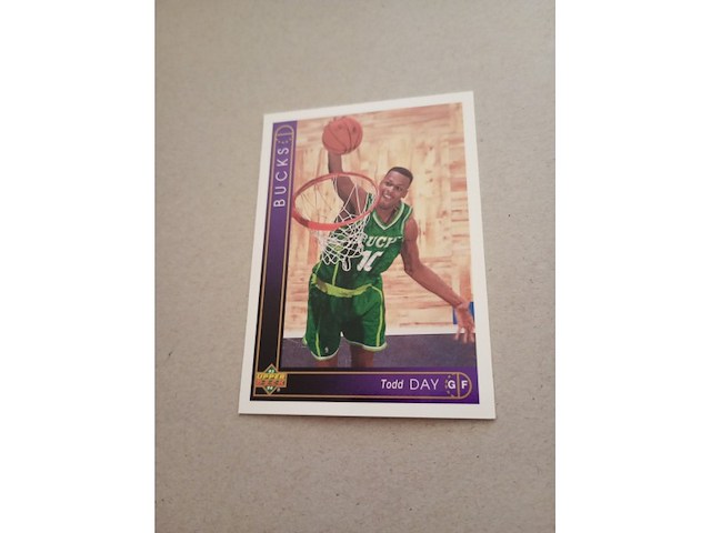Kartica nba upper deck 1993/94 todd day br.77