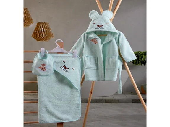 Cotton box Bade mantil set za decu Aslan