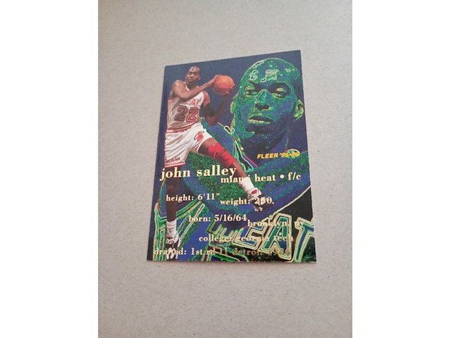 Kartica nba fleer 1995/96 john salley br.98