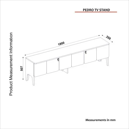 Pedro tv komoda antracit-hrast ( 0000402 )