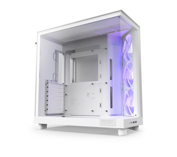 NZXT - H6 Flow RGB kućište belo (CC-H61FW-R1)