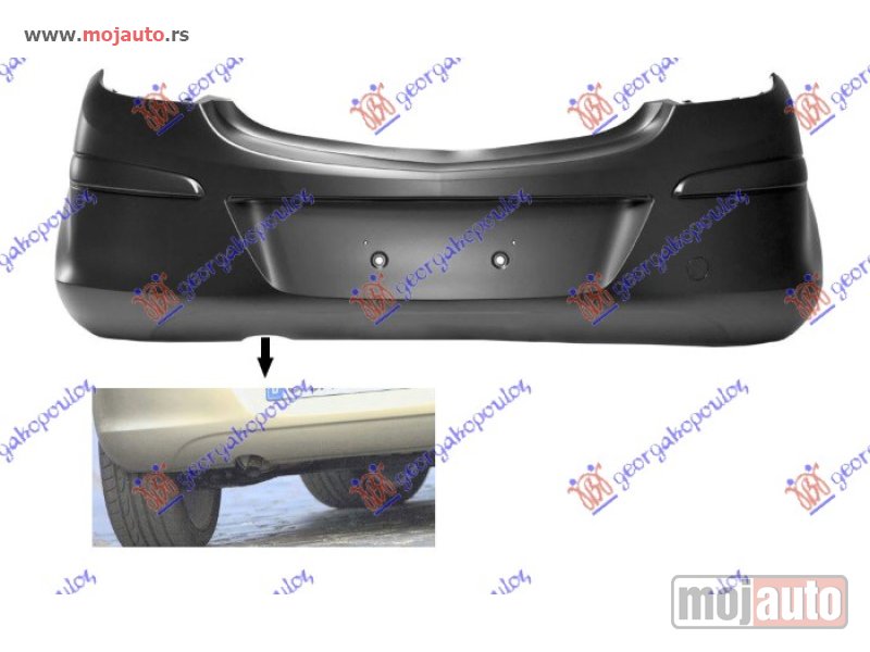 ZADNJI BRANIK 5 VRATA (A KVALITET) Opel corsa d 06-15 -nedostupno