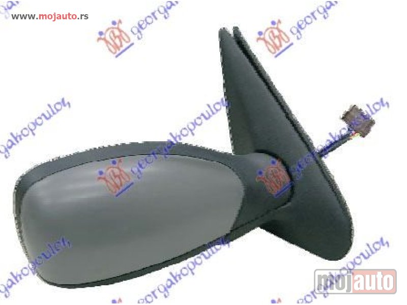 RETROVIZOR ELEKTRICNI SA GREJACEM PM (SENZOR) (A KVALITET) (KONVEKSNO STAKLO) Desno Peugeot 306 99-00 -nedostupno