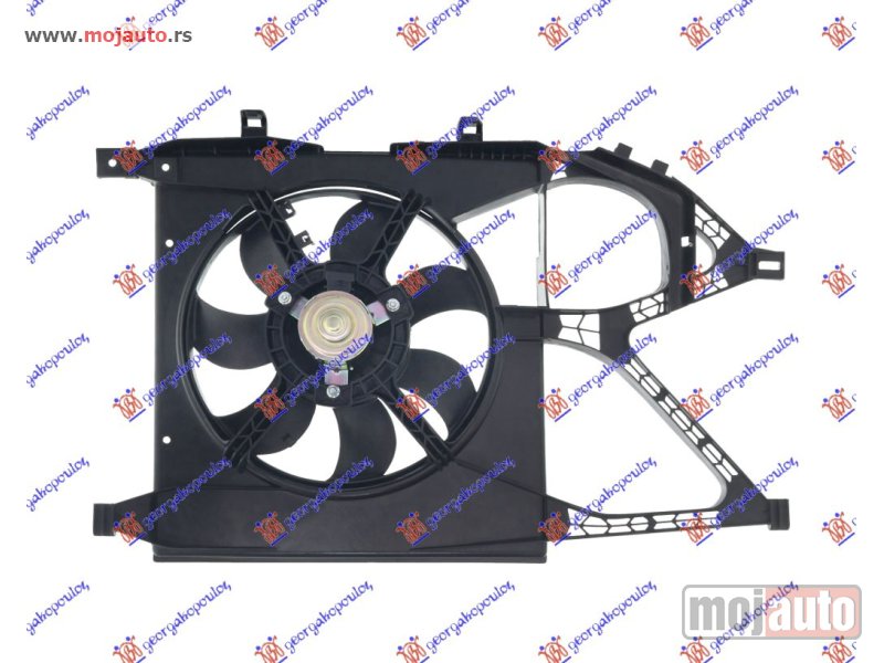 VENTILATOR HLADNJAKA KOMPLET (1.0cc BENZIN) (-AC) (28cm) Opel corsa c 00-06 -dostupno