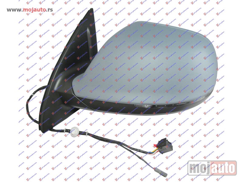 RETROVIZOR ELEKTRICNI SA GREJACEM PM (MIGAVAC) (A KVALITET) (ASFERICNO STAKLO) Levo Audi q7 09-15 -dostupno