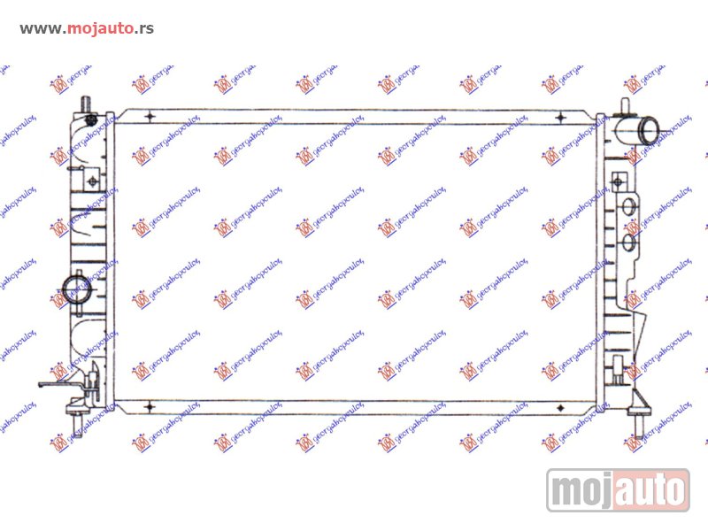 HLADNJAK MOTORA 1.3CC (53x29) Opel combo 85-88 -dostupno