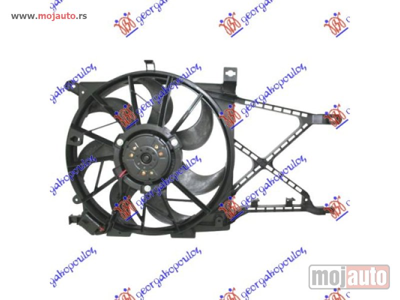 VENTILATOR HLADNJAKA KOMPLET (BENZIN) (Z16XEP-Z18XEP) (3 PIN) Opel zafira 05-12 -dostupno