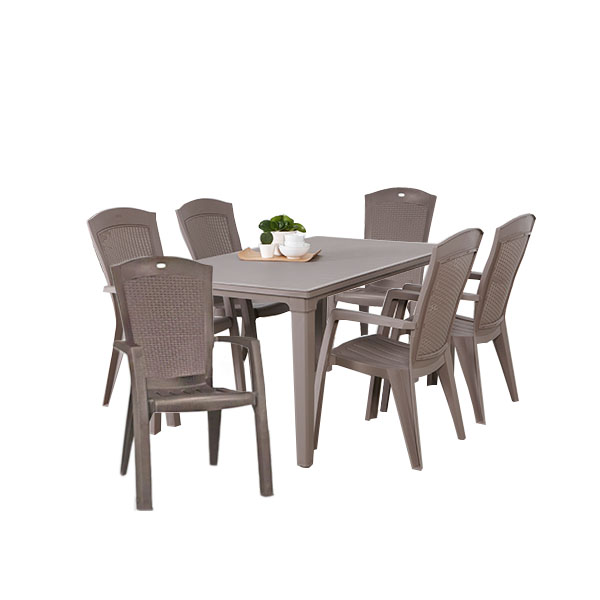 Baštenska garnitura Futura 6 kapućino Curver CU 209265/CU 209720 6kom