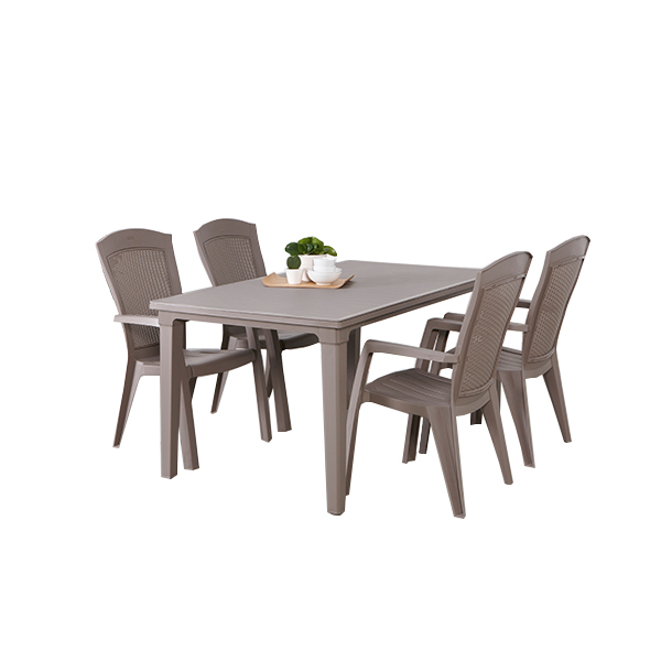 Baštenska garnitura Futura 4 kapućino Curver CU 209265/CU 209720 4kom