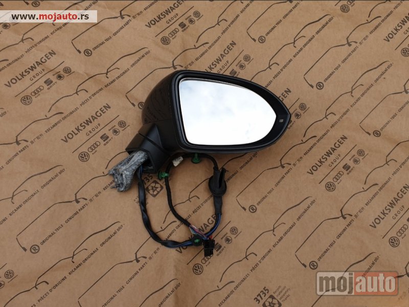 Passat B8 / 2015-2024 / Desni retrovizor / Elektrosklopiv / 9 Pinova / ORIGINAL