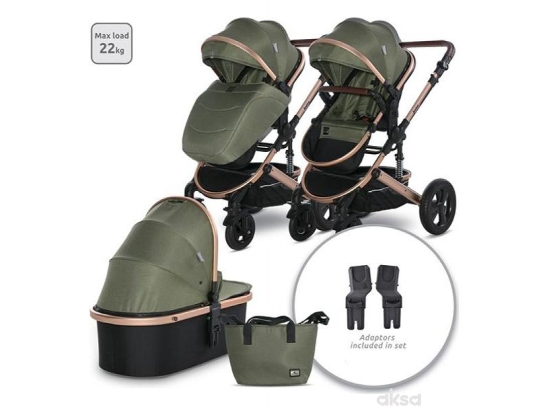 LORELLI BERTONI LORELLI KOLICA ZA BEBE 2U1 BOSTON – LODEN GREEN