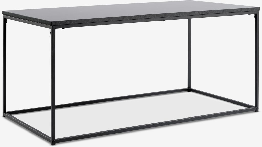 Stočić TROSTERUD 50x100 boja mermera/crna